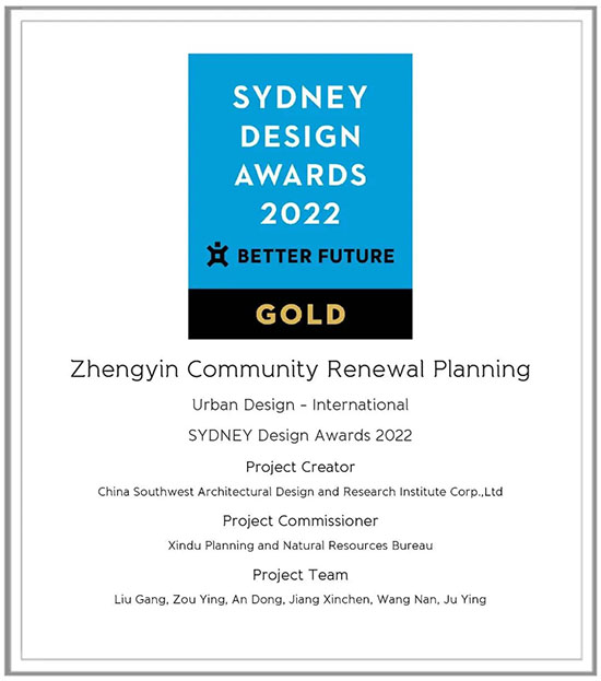 CSCEC's wins 2022 Sydney Design Awards Urban Design-International