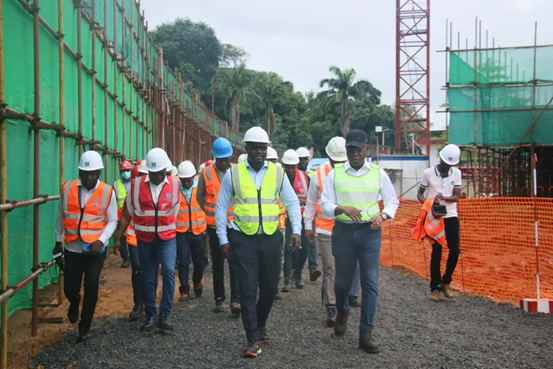 Benin's Minister of Living Environment José Tonato visits CSCEC-built ...